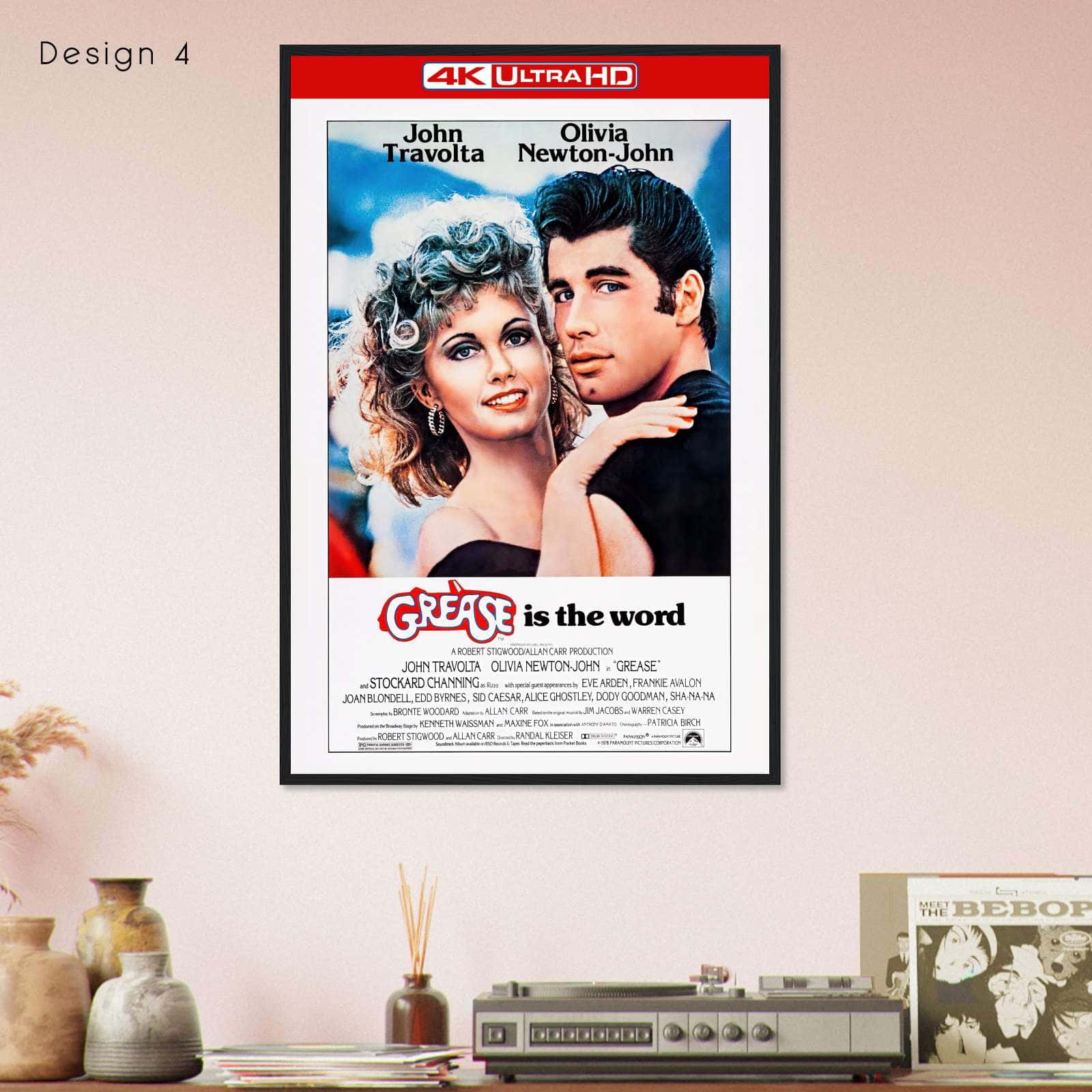 Grease (1978) Movie Poster Print - Citiesbox