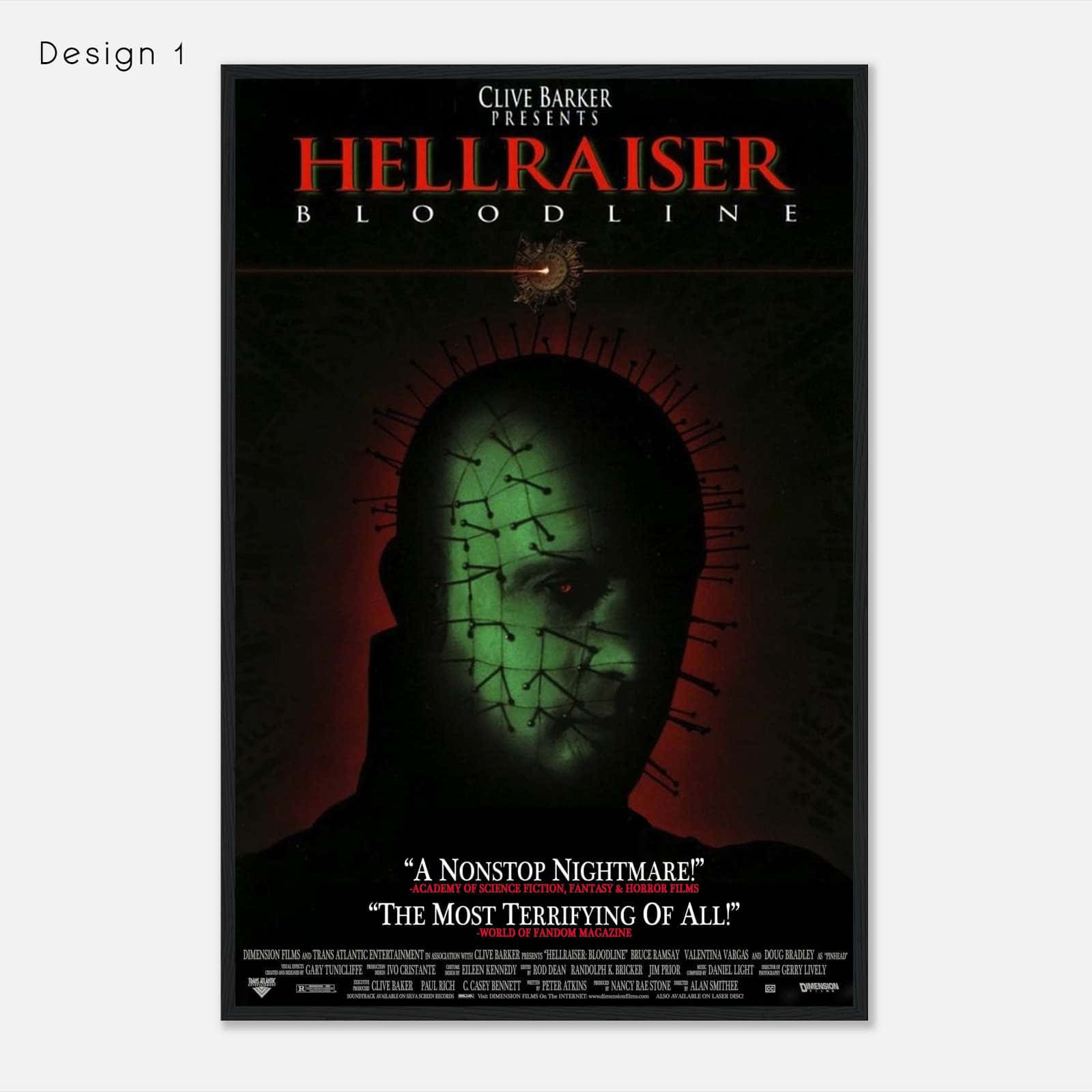 Hellraiser: Bloodline (1996) Movie Poster Print - Citiesbox