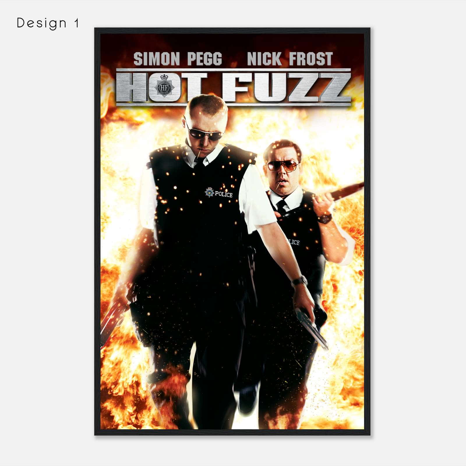 Hot Fuzz (2007) Movie Poster Print - Citiesbox