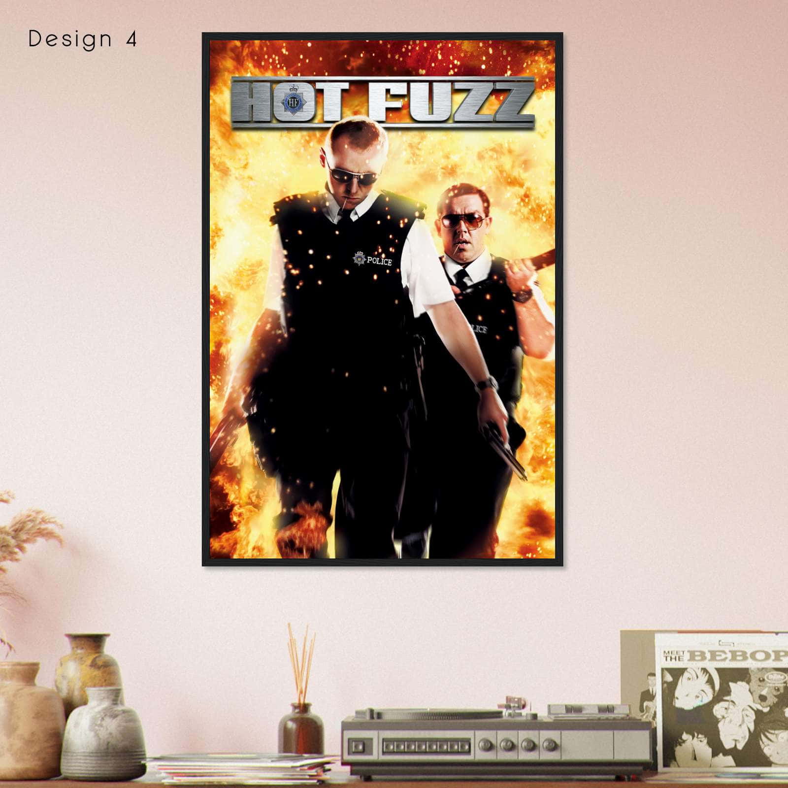 Hot Fuzz (2007) Movie Poster Print - Citiesbox