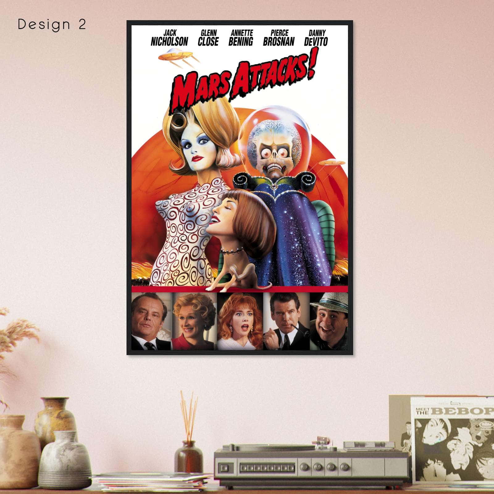 Mars Attacks! (1996) Movie Poster Print - Citiesbox