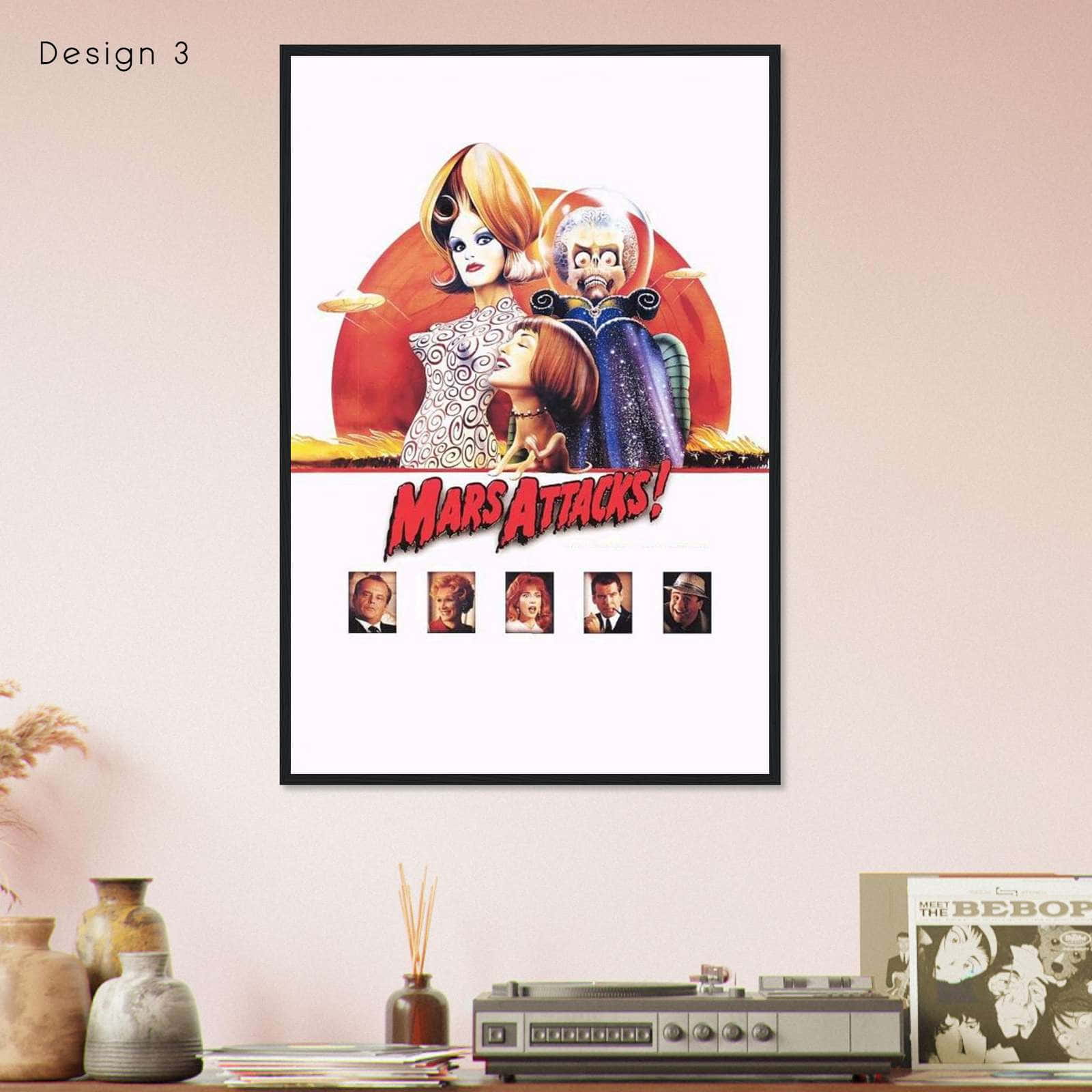 Mars Attacks! (1996) Movie Poster Print - Citiesbox