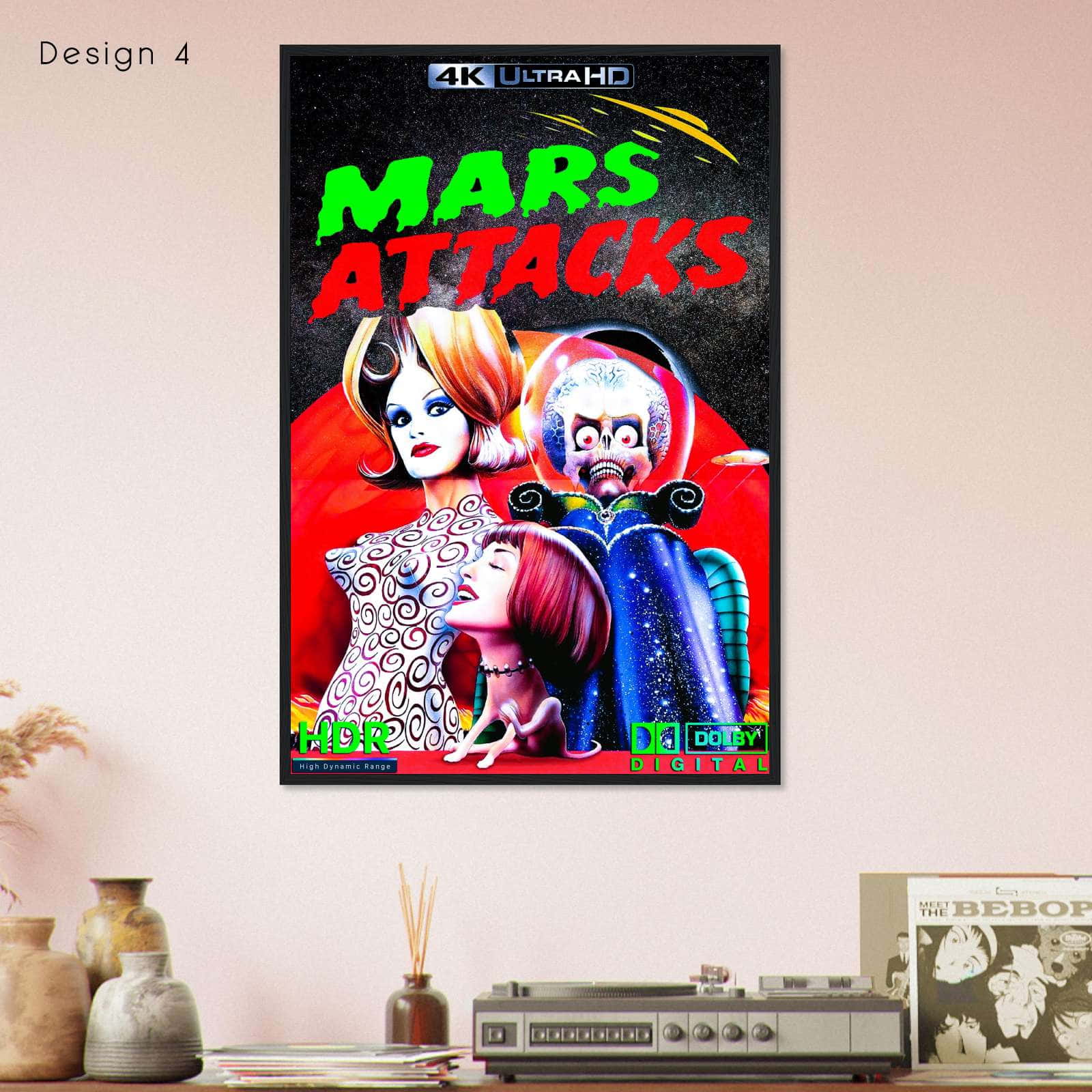 Mars Attacks! (1996) Movie Poster Print - Citiesbox