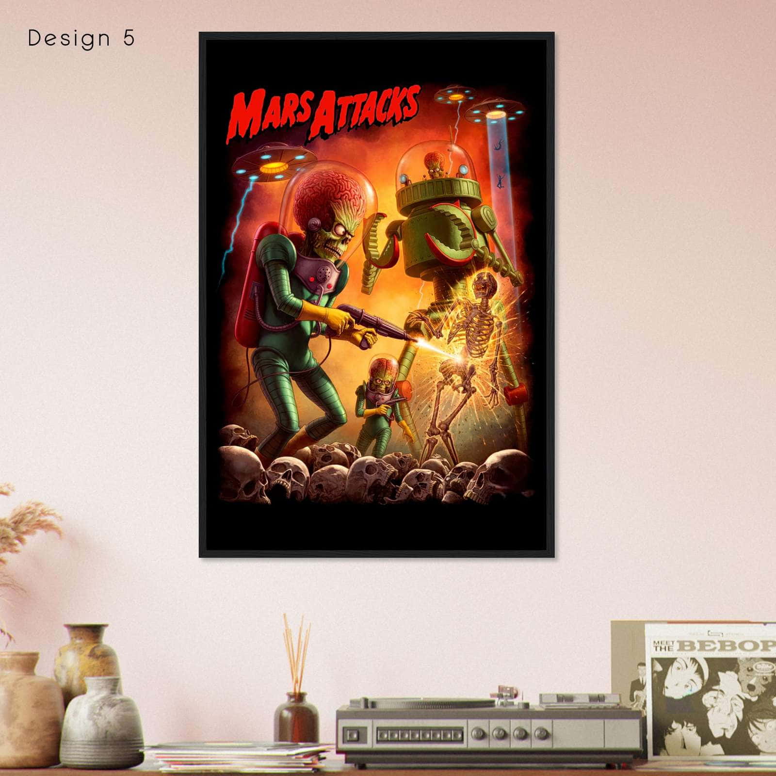 Mars Attacks! (1996) Movie Poster Print - Citiesbox