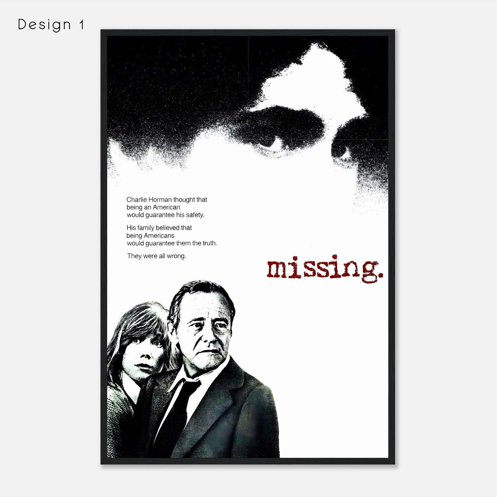 Missing (1982) Movie Poster Print - Citiesbox