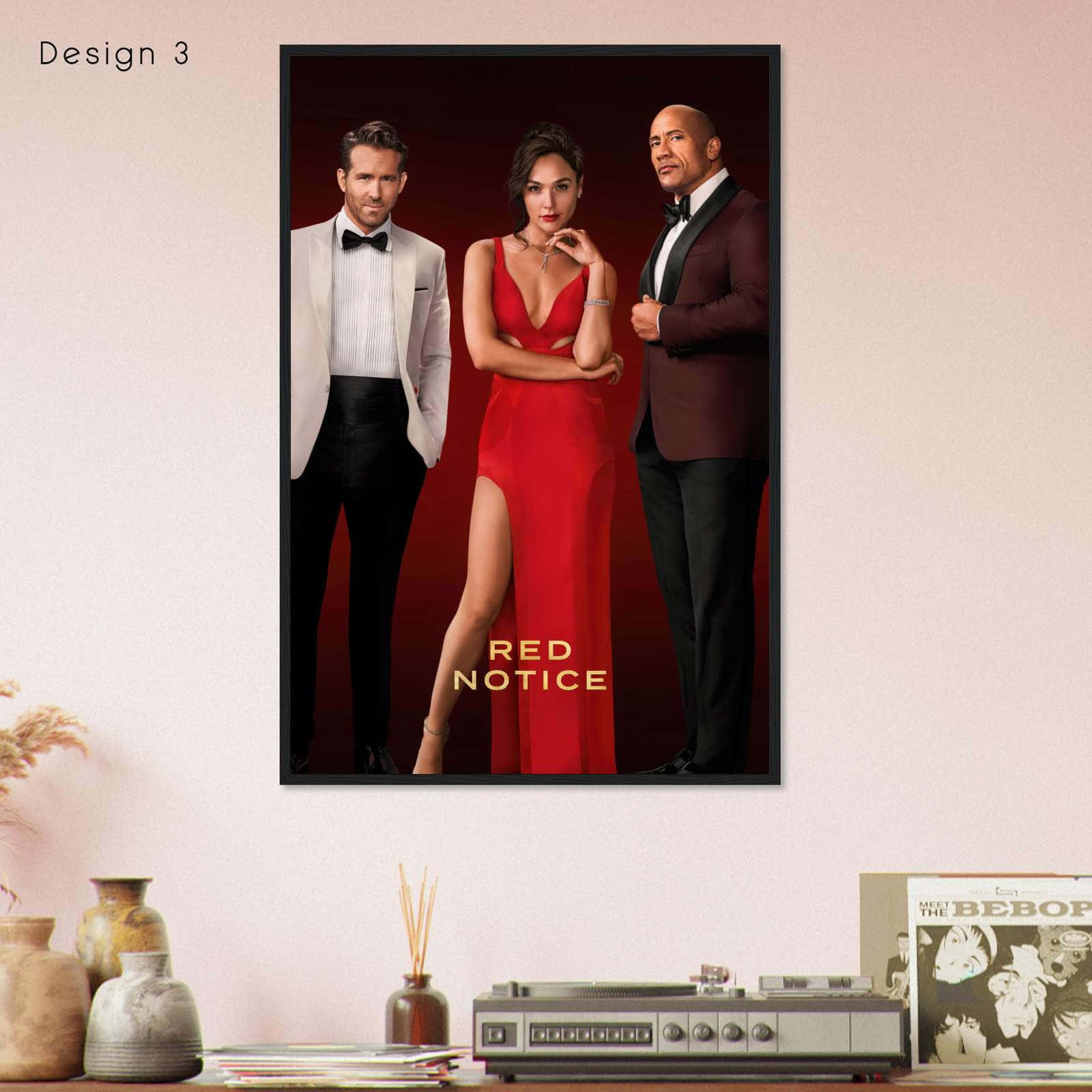 Red Notice (2021) Movie Poster Print - Citiesbox