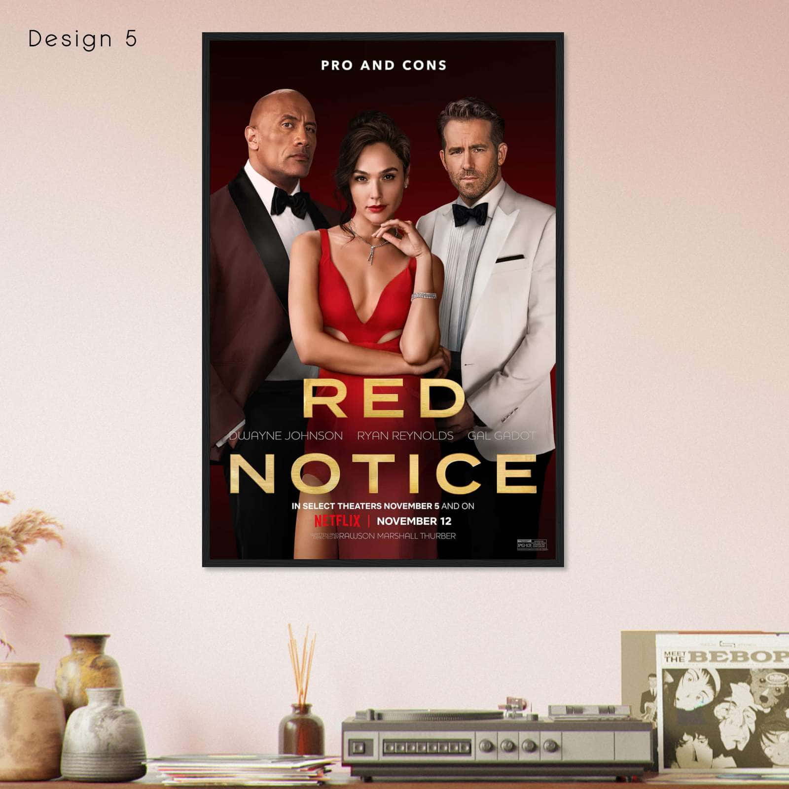 Red Notice (2021) Movie Poster Print - Citiesbox