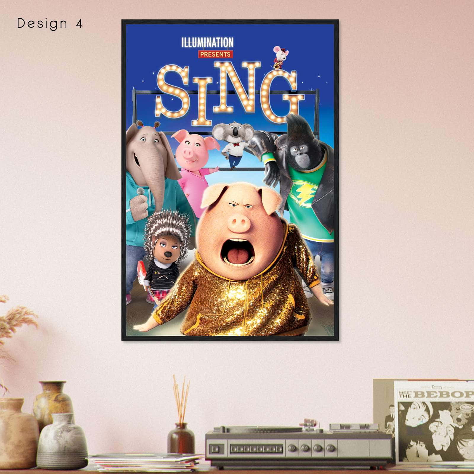 Sing (2016) Movie Poster Print - Citiesbox