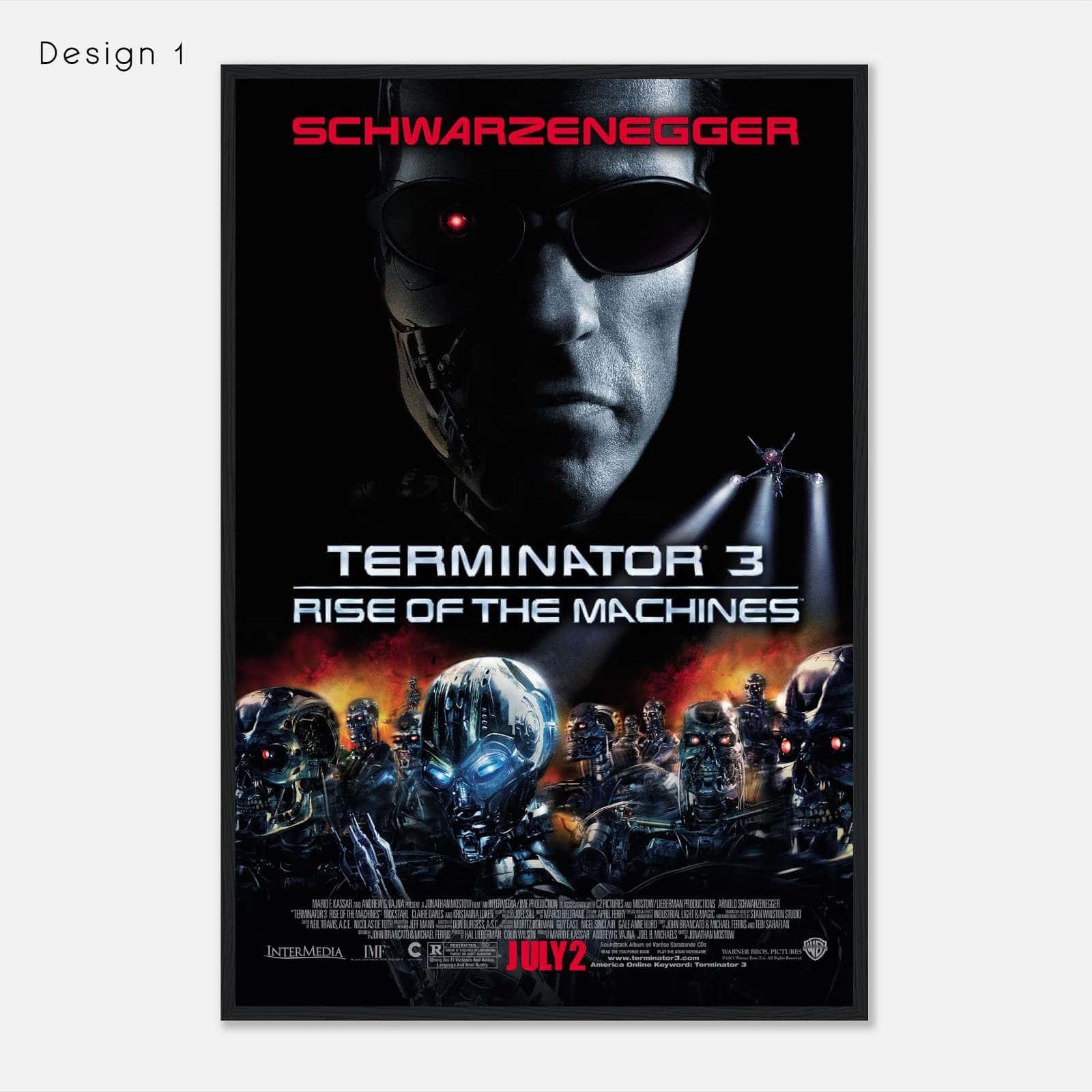 Terminator 3: Rise of the Machines (2003) Movie Poster Print - Citiesbox