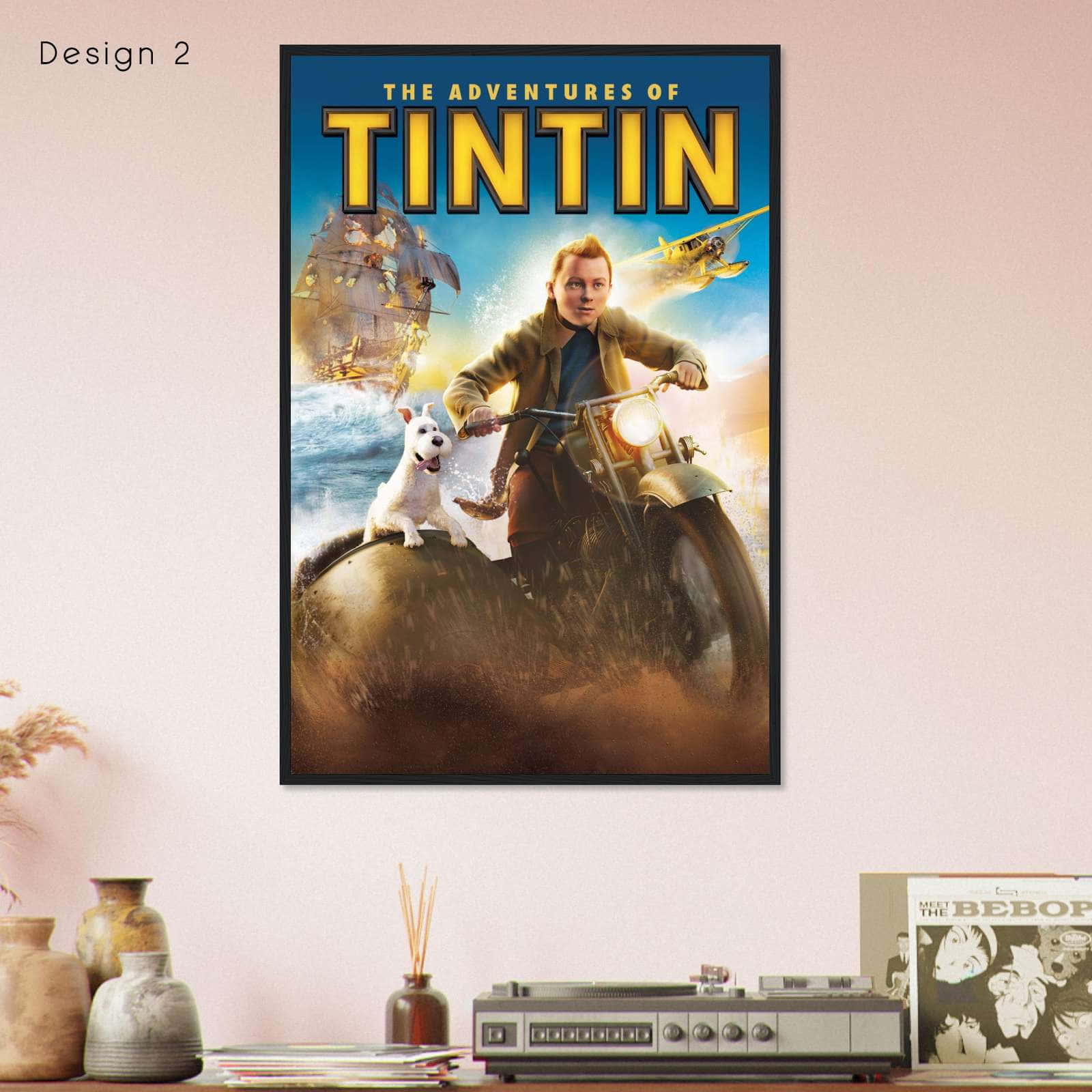 The Adventures of Tintin (2011) Movie Poster Print - Citiesbox