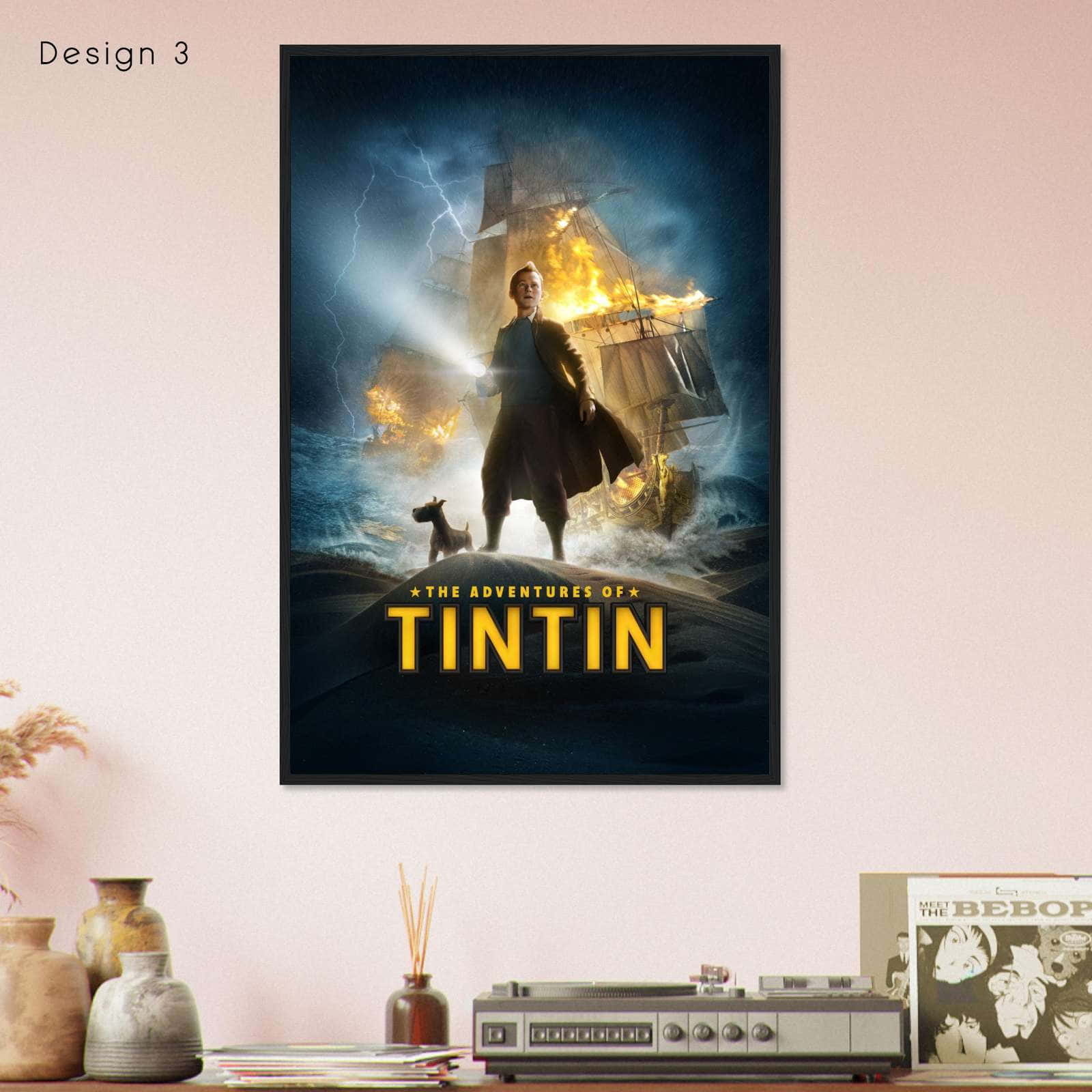 The Adventures of Tintin (2011) Movie Poster Print - Citiesbox