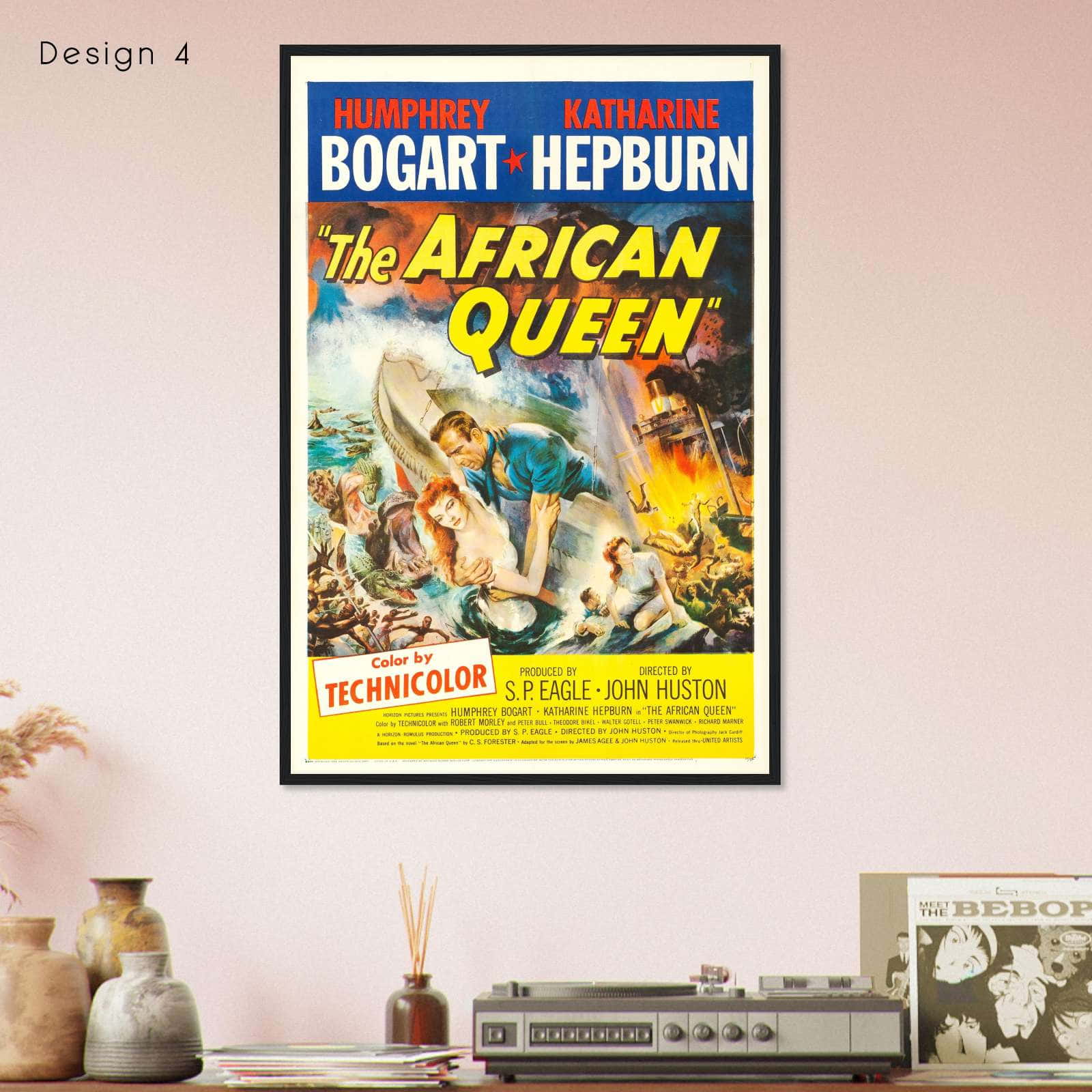 The African Queen (1952) Movie Poster Print - Citiesbox