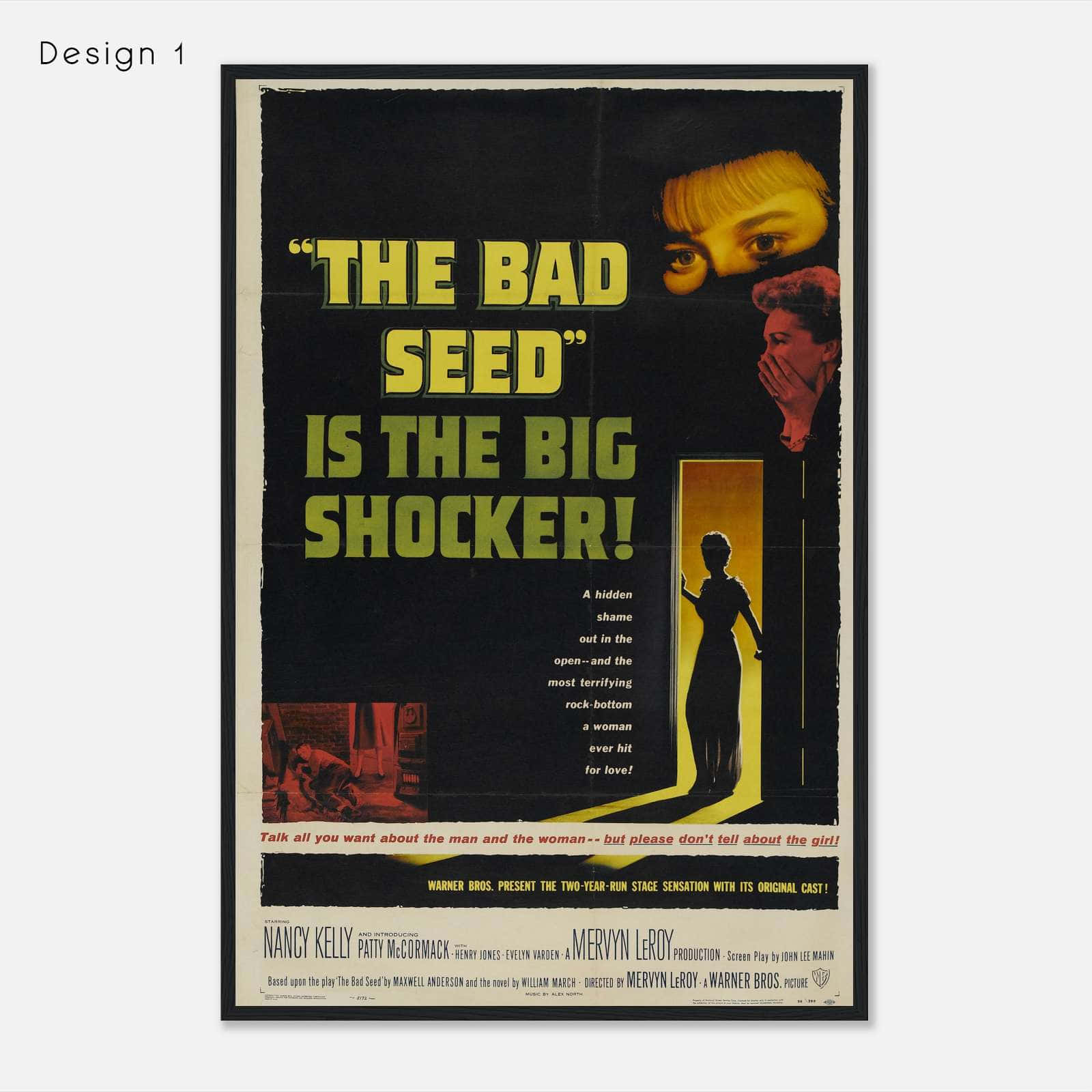 The Bad Seed (1956) Movie Poster Print - Citiesbox