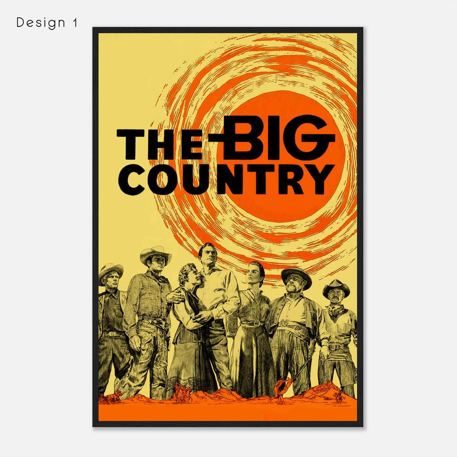 The Big Country (1958) Movie Poster Print - Citiesbox