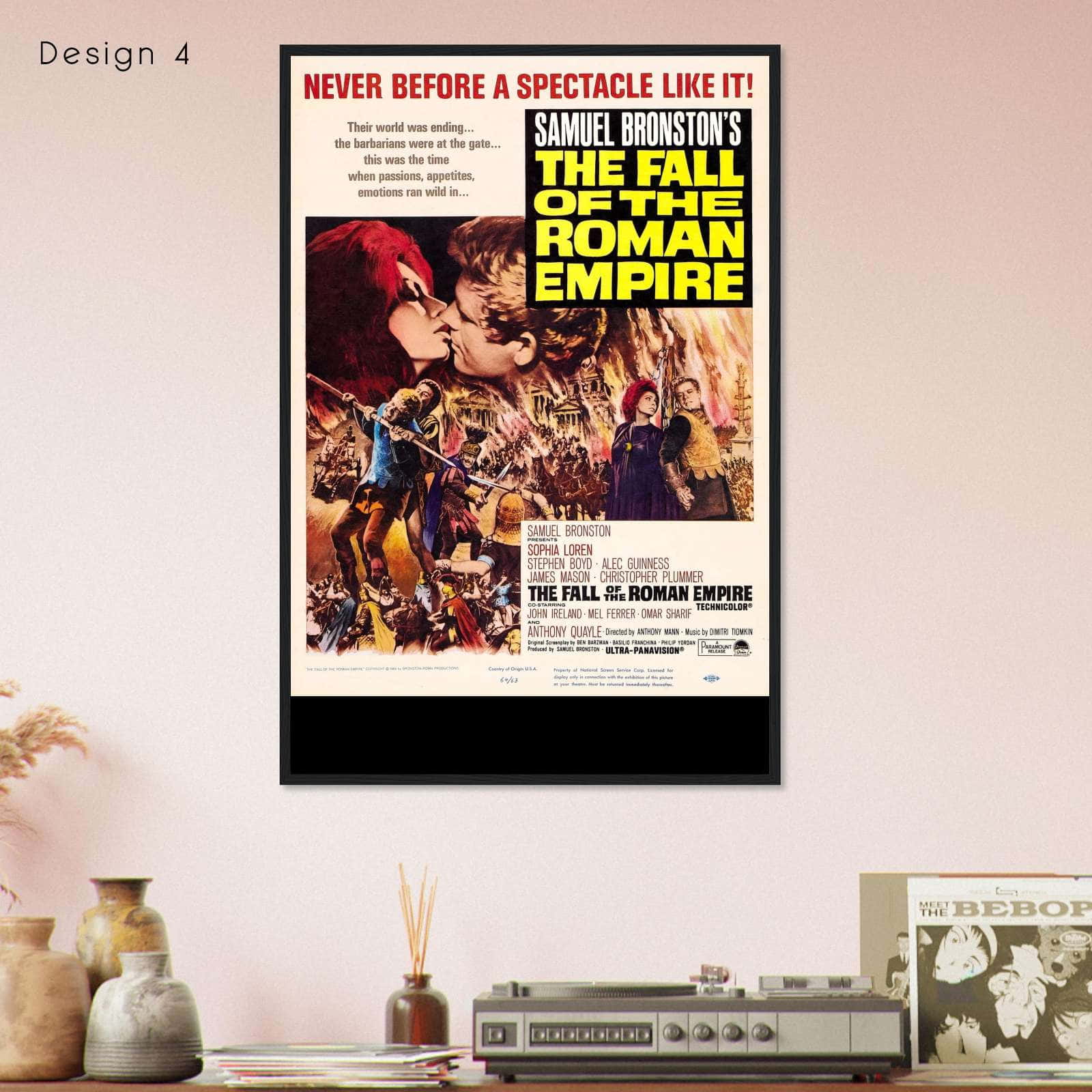 The Fall of the Roman Empire (1964) Movie Poster Print - Citiesbox