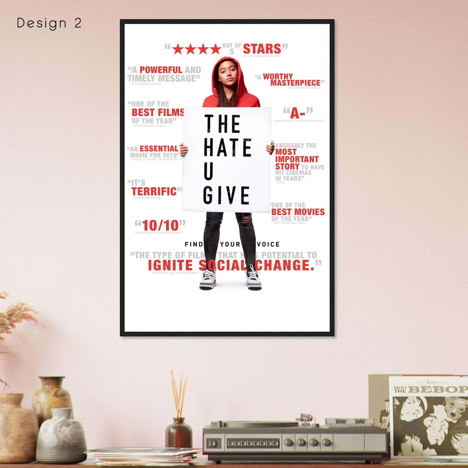 The Hate U Give (2018) Movie Poster Print - Citiesbox
