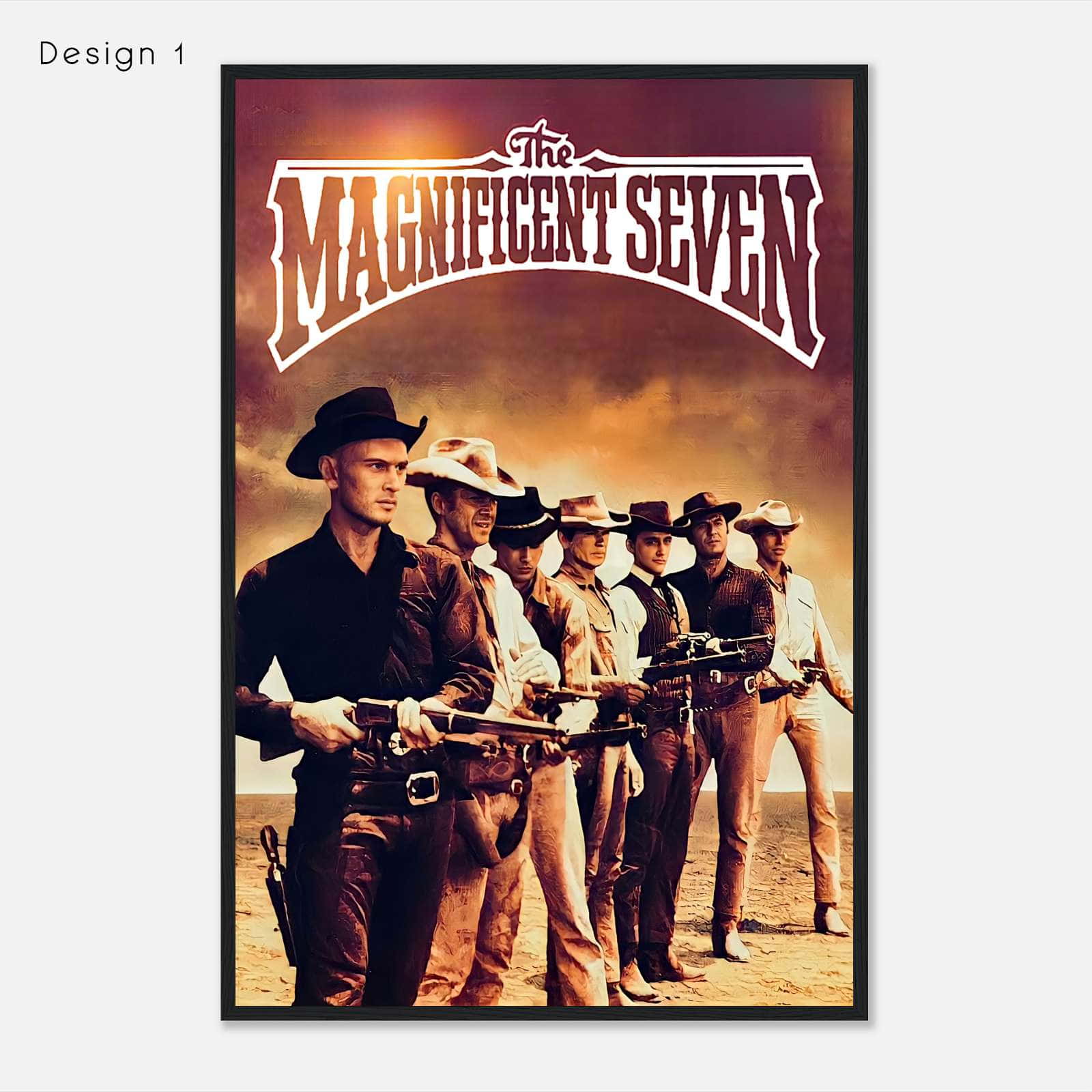 The Magnificent Seven (1960) Movie Poster Print - Citiesbox