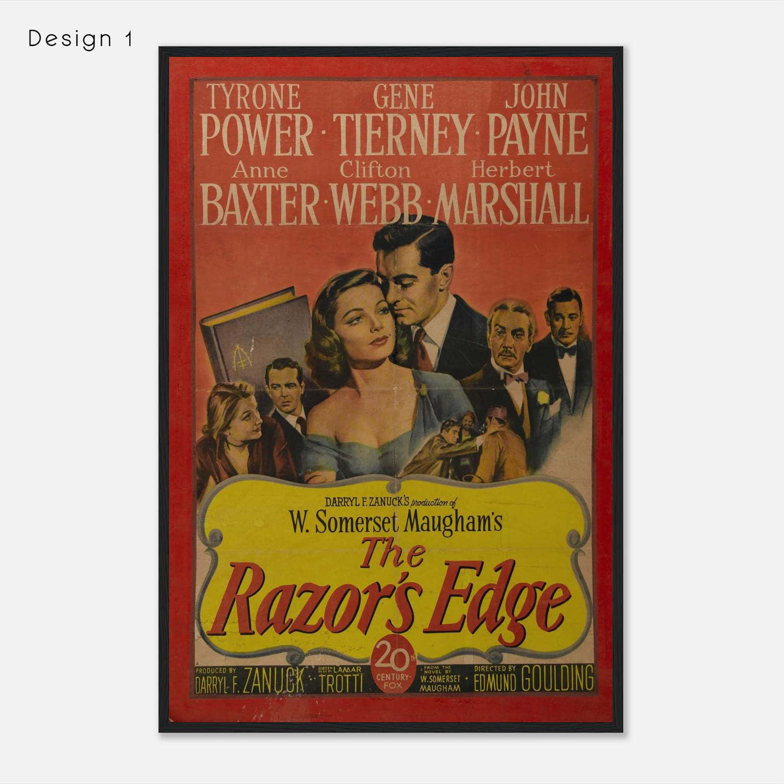 The Razor's Edge (1946) Movie Poster Print - Citiesbox