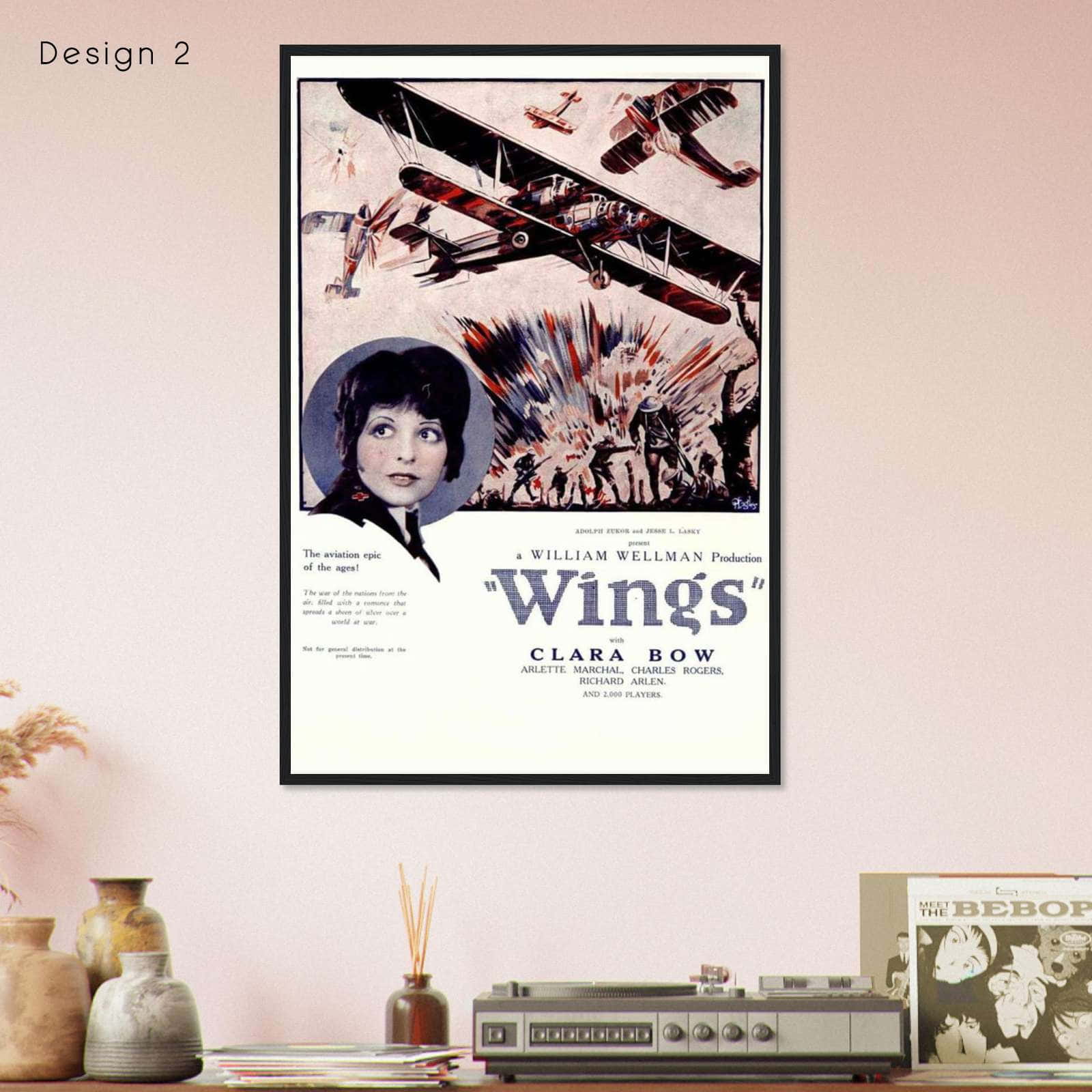 Wings (1927) Movie Poster Print - Citiesbox