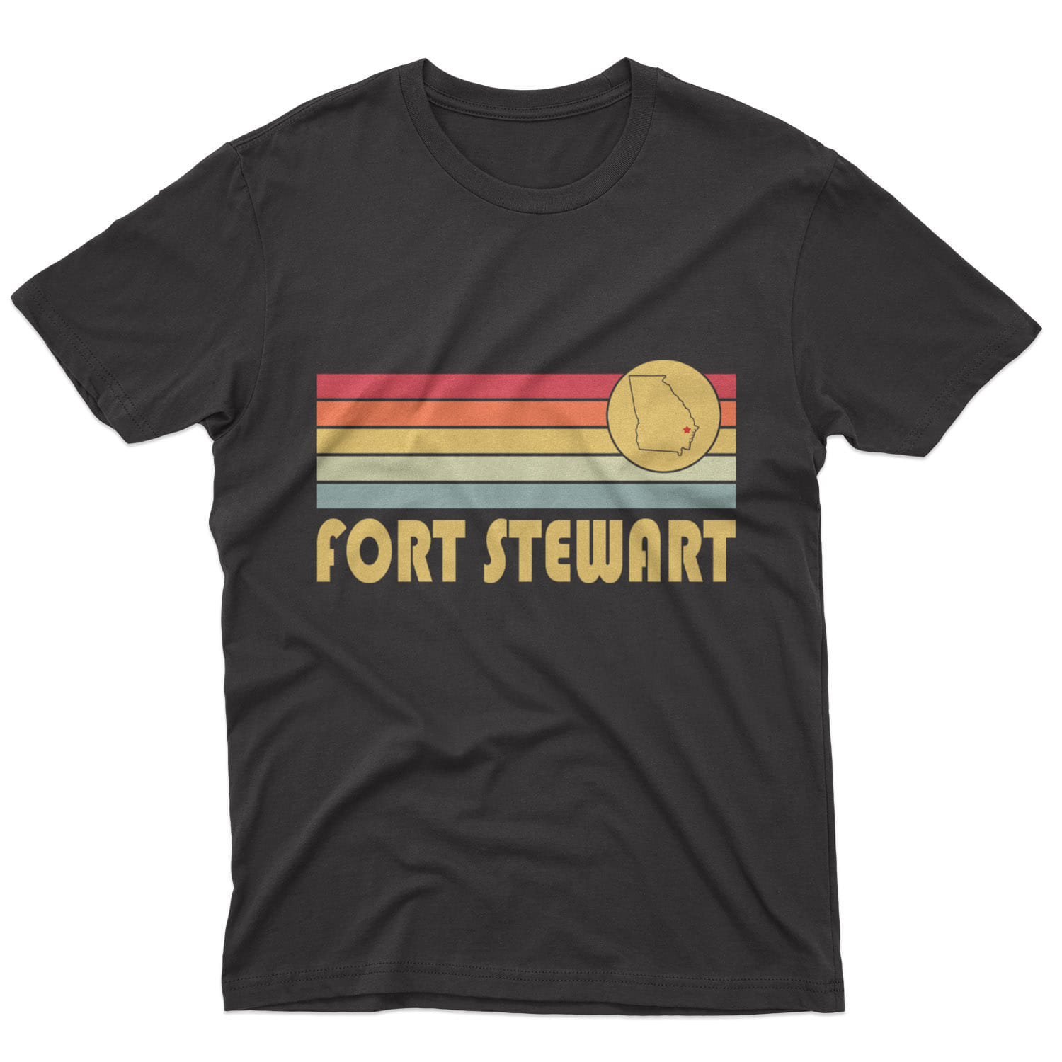 Fort Stewart Georgia GA Vintage Sunset Shirt, Fort Stewart Retro T ...