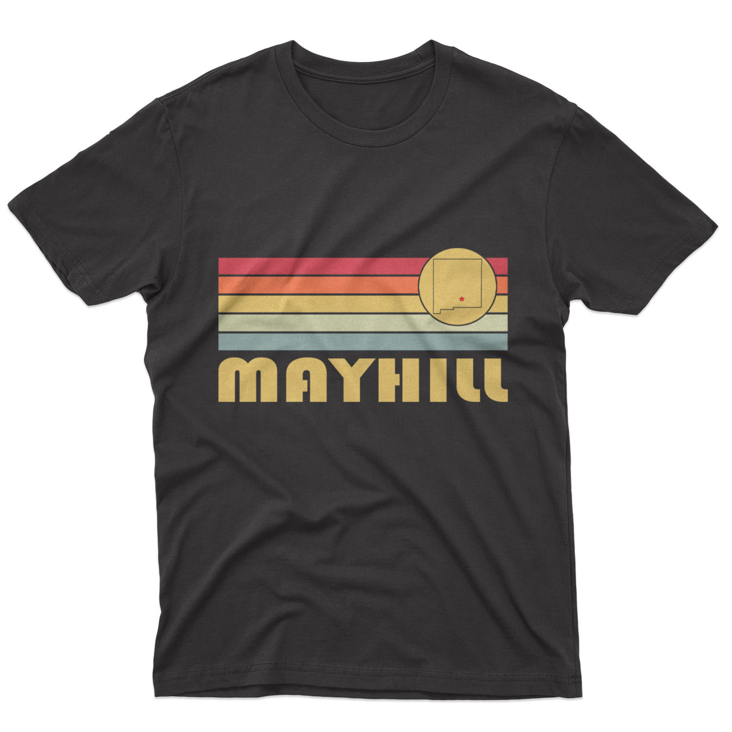 Mayhill New Mexico NM Vintage Sunset Shirt, Mayhill Retro T Shirt ...