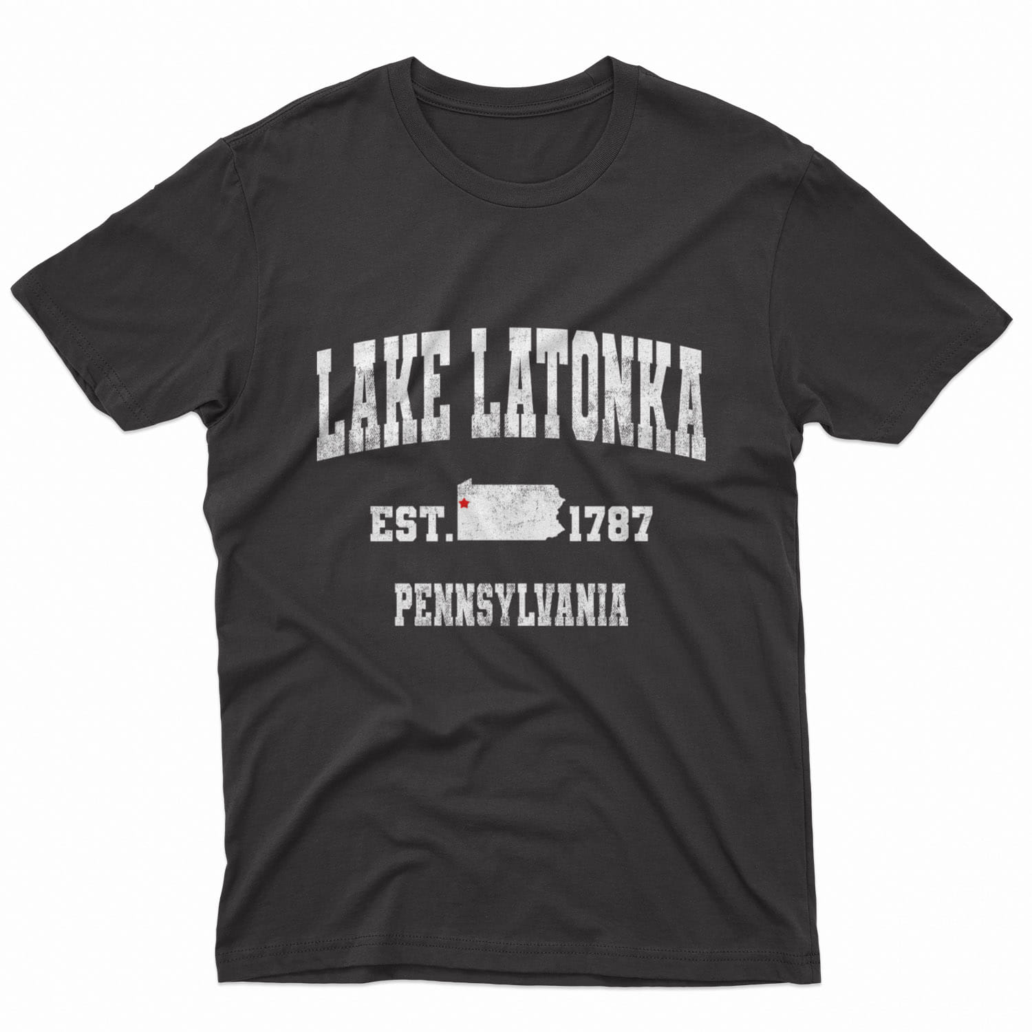 Lake Latonka Pennsylvania PA Vintage Sports Design Shirt, Lake Latonka ...