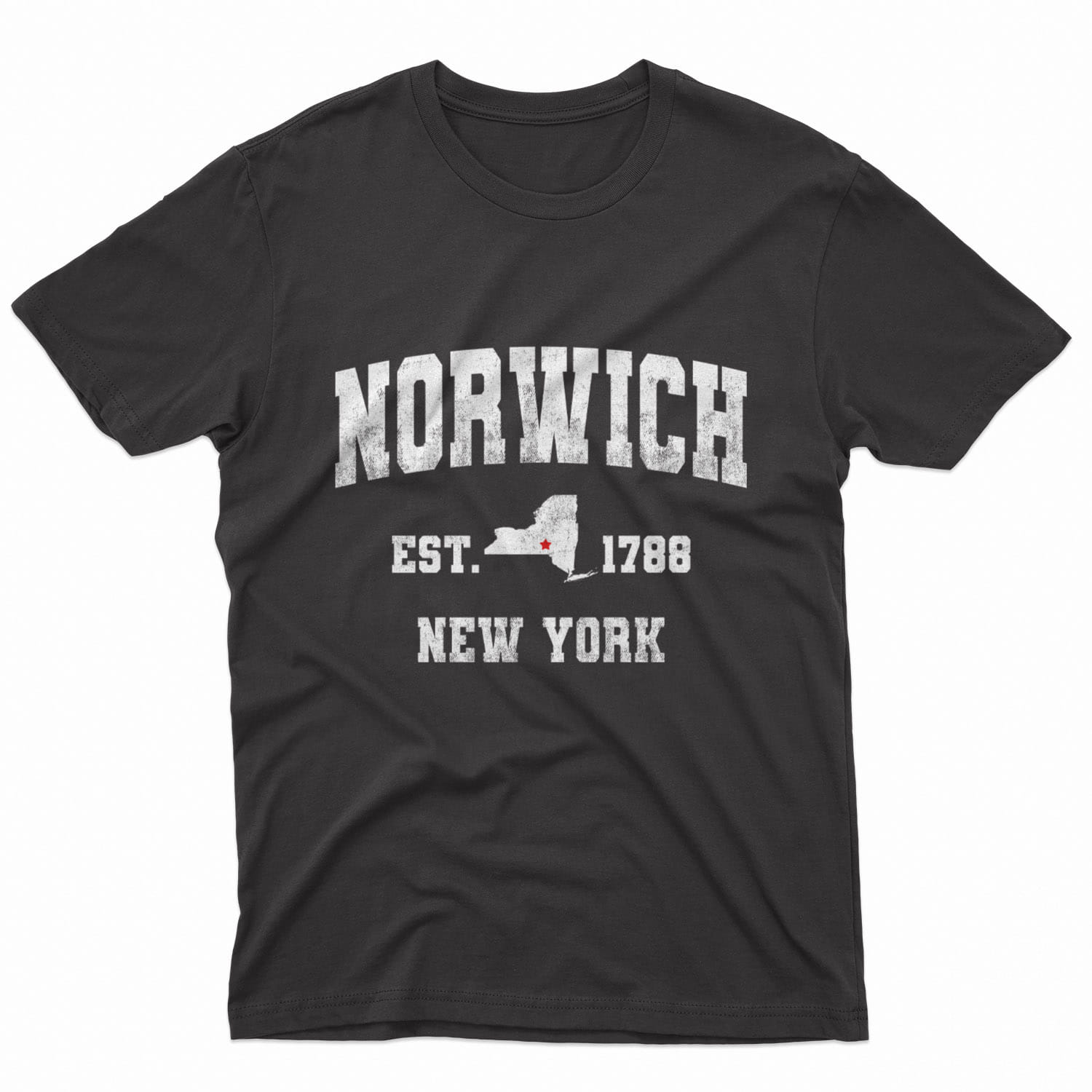 Norwich New York NY Vintage Sports Design Shirt, Norwich Classic ...