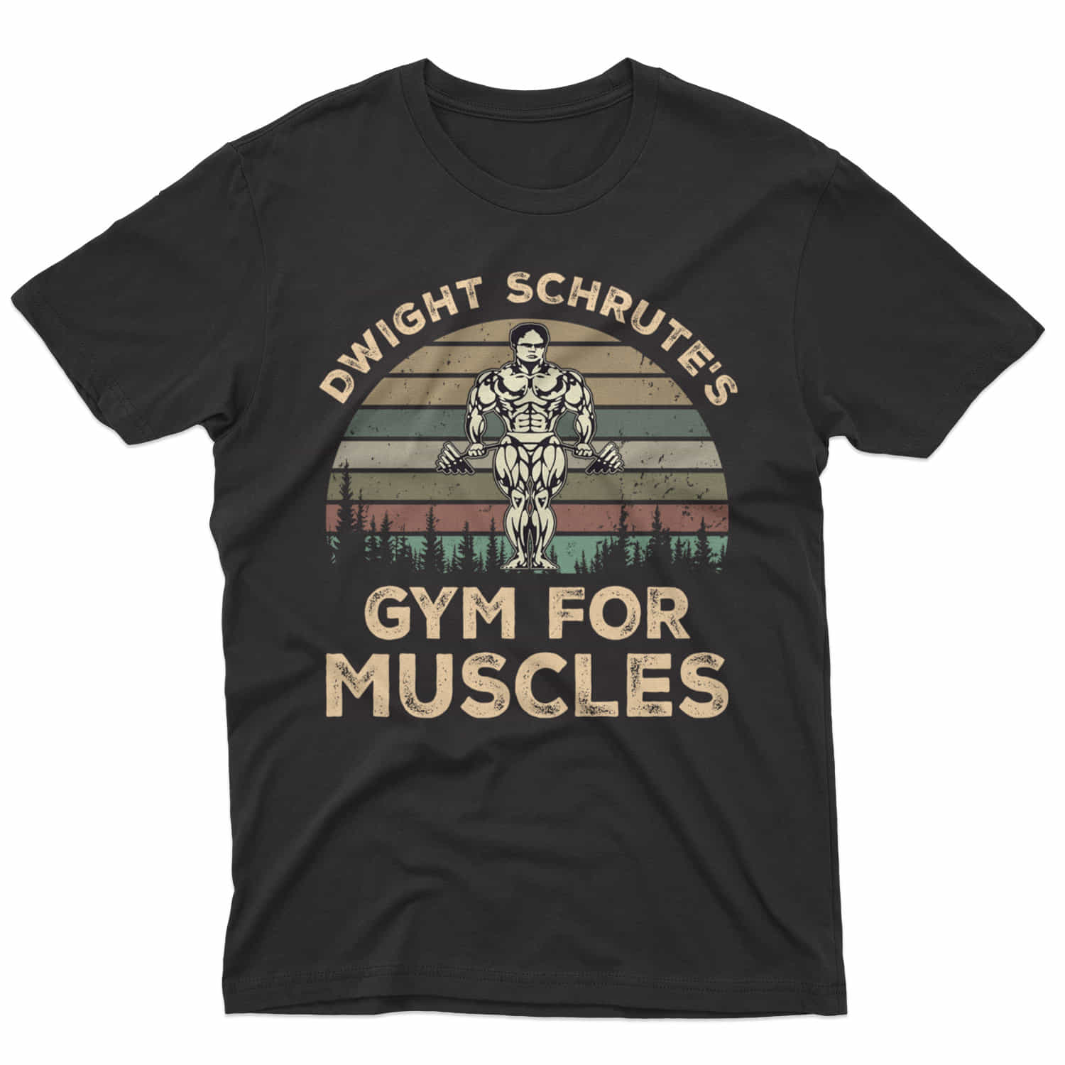 Dwight Gym For Muscles5 Vintage Movie Shirt D3 - Citiesbox
