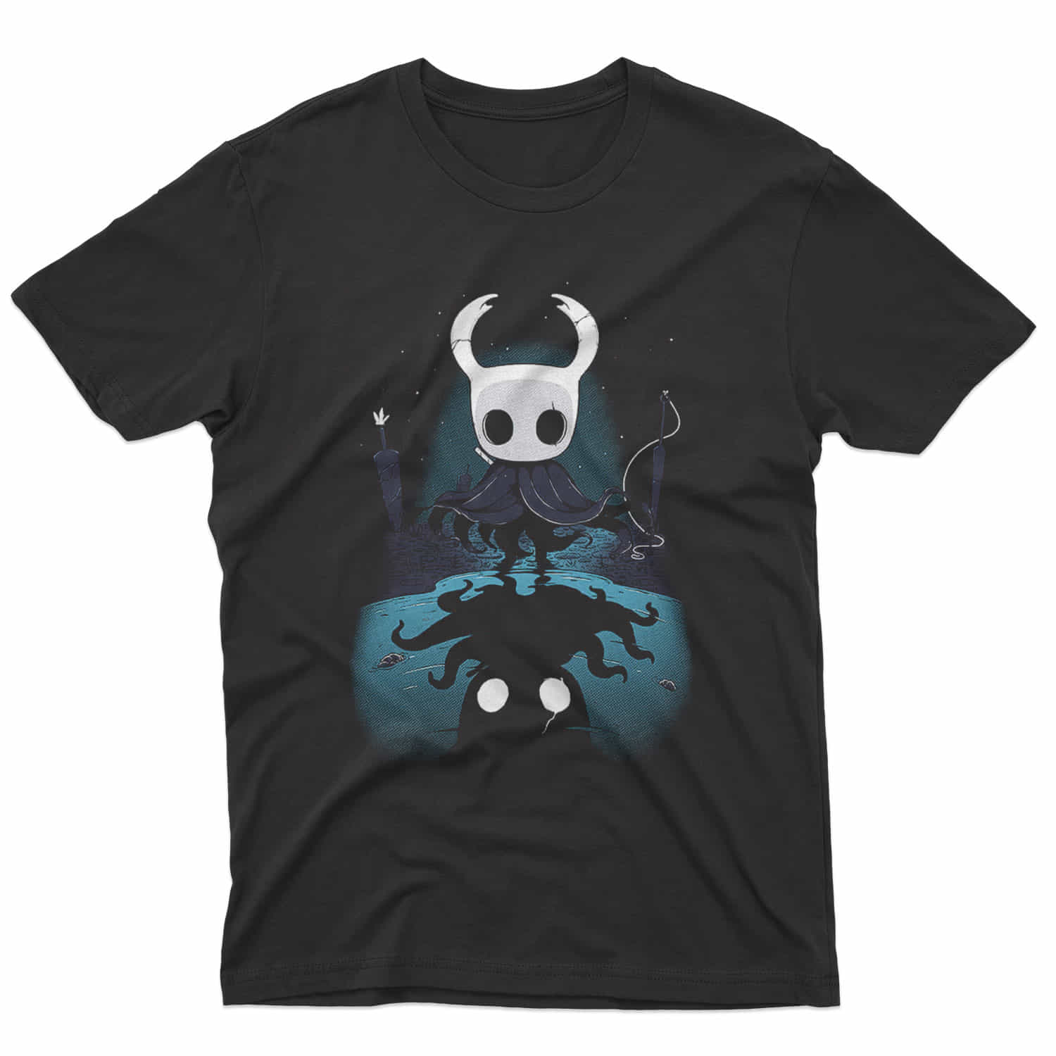 Hollow Reflection T-Shirt, Hollow Knight inspired Shirt, Metroidvania ...