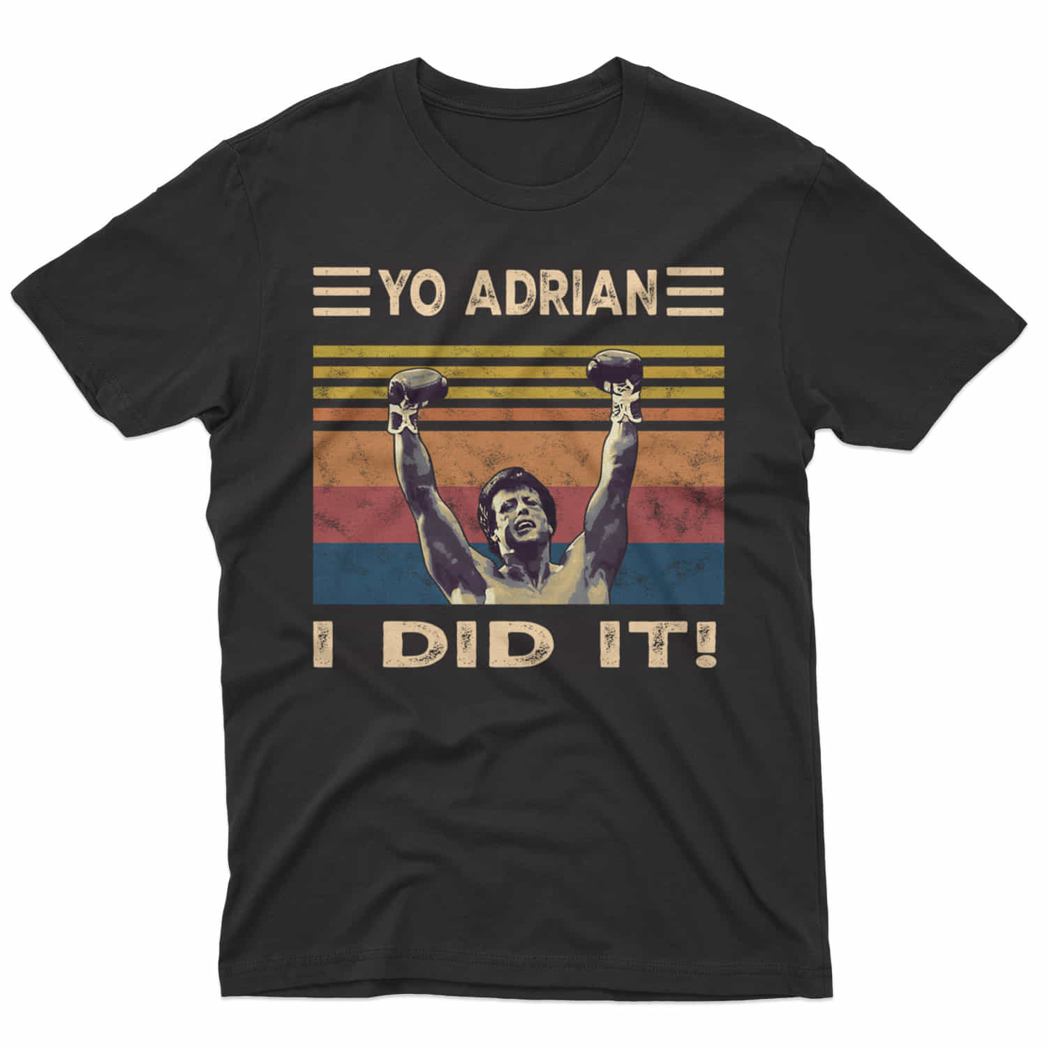 Yo Adrian I Did It Vintage Rocky Lovers Balboa Fan Vintage Movie Shirt D1 - Citiesbox