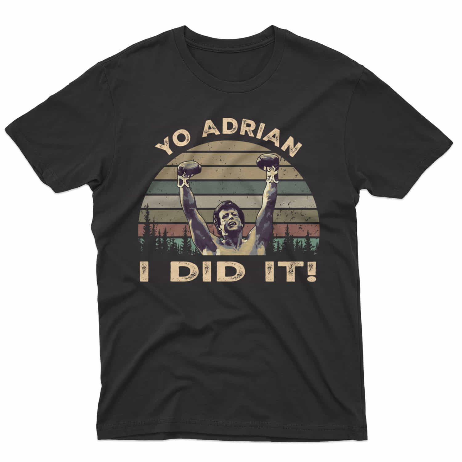 Yo Adrian I Did It Vintage Rocky Lovers Balboa Fan Vintage Movie Shirt D3 - Citiesbox